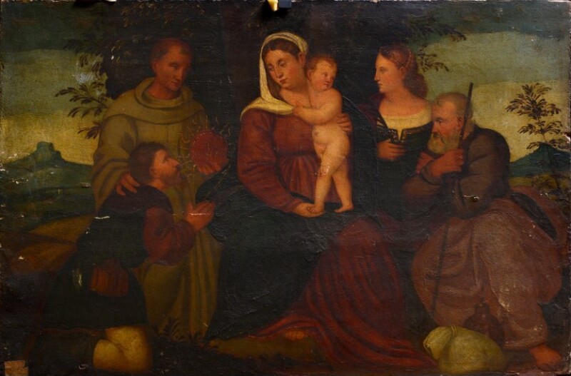 Holy Family, Bonifacio De Pitati (Bonifacio Veronese)