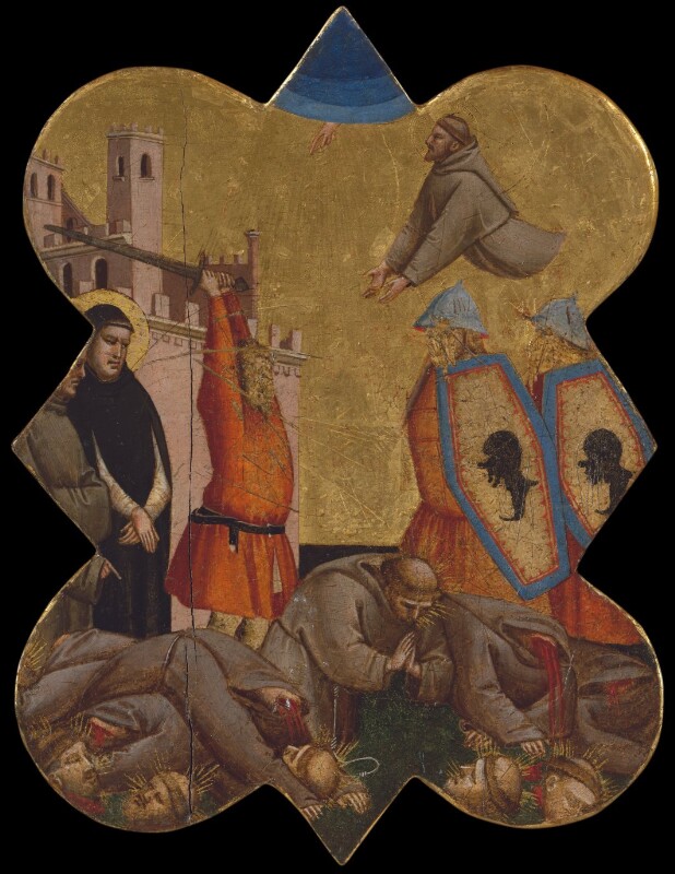 Storie di San Francesco - Martirio dei francescani a Ceuta, Taddeo Gaddi