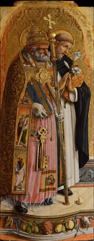 Trittico di San Domenico - San Pietro e san Domenico, Carlo Crivelli